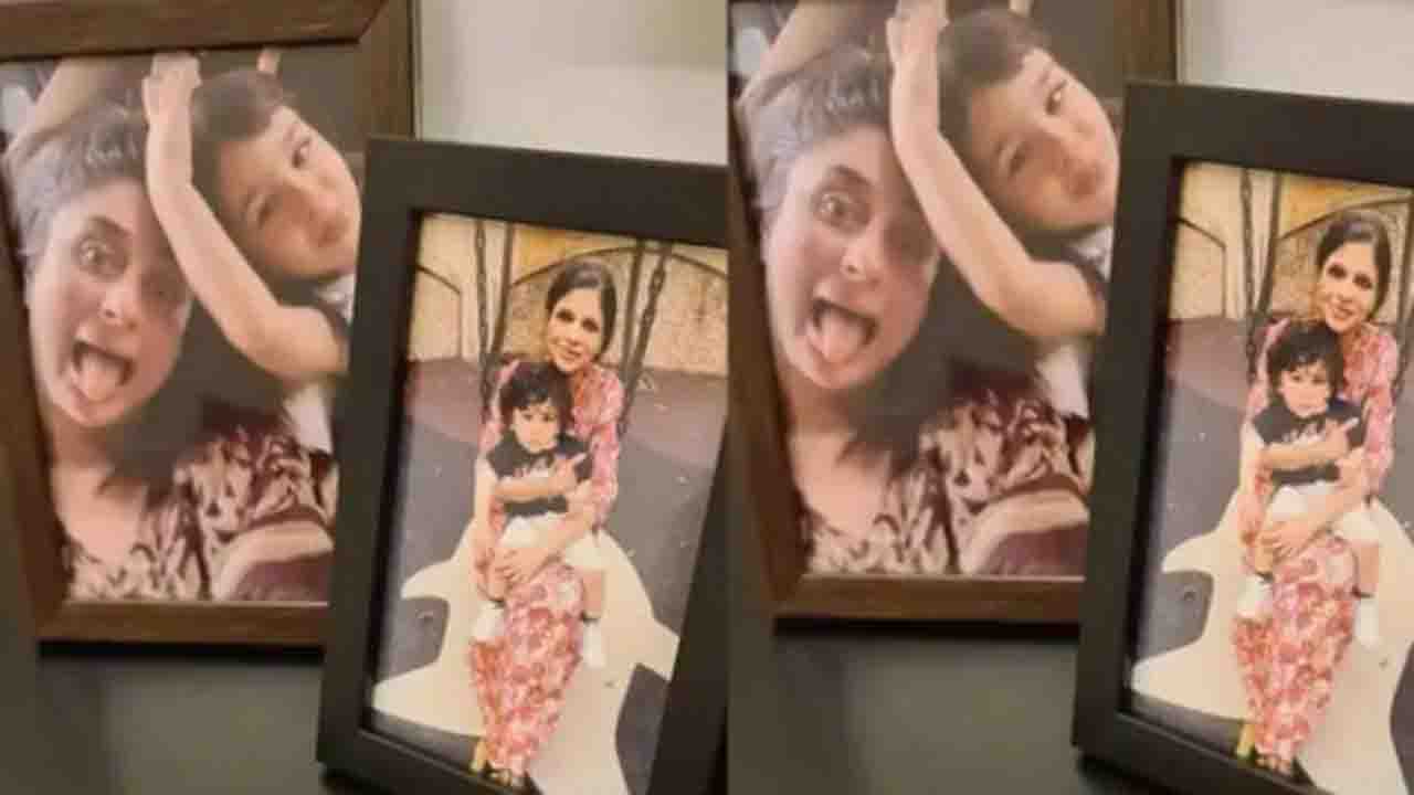 সাবা নিজের ছোটবেলার একটি ছবিও রেখেছেন। - TV9 Bangla News